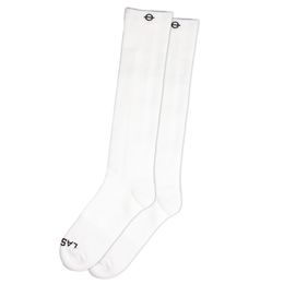 LASSO GEAR Kinder Tennissocken "Lasso Gear LASSO OTC Knee High Compression Socks White", Gr. Lweiß, 62% Polyamid, 29% Polyester, 9% Elasthan, Socken