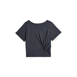 G-Star Raw T-Shirt G-STAR "Knot T-Shirt", Damen, Gr. S, india ink, Obermaterial: 100% Baumwolle, Shirts T-Shirt