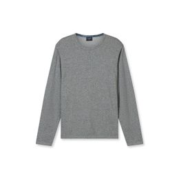 OLYMP Herren Strickpullover "OLYMP Casual Strick"silbergrau, Gr. S, 100% Baumwolle, Pullover