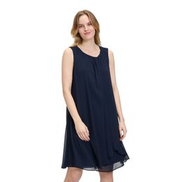 BETTY & CO BETTY & CO Damen Chiffonkleid "Damen im Layer Look", blau, Gr. 36, Obermaterial: 100% Polyester; Futter: 100% Polyester, Kleider, Form