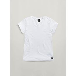 G-Star Raw G-STAR Damen T-Shirt "Eyben Slim V-Neck Top 2.0"weiß, Gr. S, Obermaterial: 100% Baumwolle, Shirts
