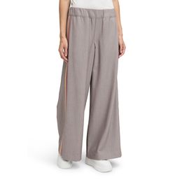 Stoffhose Cartoon "Damen mit Galonstreifen", Damen, Gr. 34, Normalgr&ouml;&szlig;en, braun, Obermaterial: 67% Polyester, 28% Viskose, 5% Elasthan, gerade lang, Hosen Stoffhose
