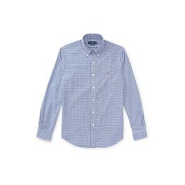 Polo Ralph Lauren Button Up Shirt male size M Blue / Cognac / White