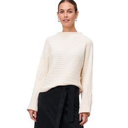 Zero Damen Strickpullover "Damen mit Zopfmuster"eggnog, Gr. M, Zopfmuster, Strick, Obermaterial: 59% Baumwolle, 20% Polyacryl, 17% Polyester, 4%