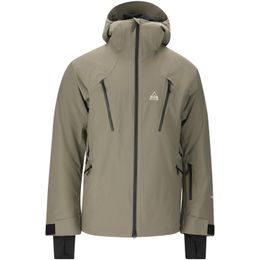 SOS Herren Skijacke "La Thule", beige, Gr. S, bestickt, unifarben, 100% Polyester, Jacken, mit sch&uuml;tzender Bionic Finish-Membran