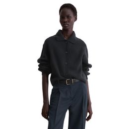 Marc O'Polo MARC O'POLO Damen Cardigan "relaxed aus weichem Wolle-Mix"deep night blau, Gr. M, Strick, Obermaterial: 80% Schurwolle, 20% Polyamid, Strickjacken