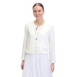 Vera Mont Damen Blouson "Damen mit Pailletten", wei&szlig;, Gr. 44, Obermaterial: 93% Polyester, 7% Elasthan; Futter: 95% Polyester, 5% Elasthan, Jacken