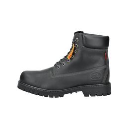 Damen Schn&uuml;rstiefelette "Dockers by Gerli Stiefelette Leder", Dockers by Gerli, Gr. 41schwarz, Leder, Schuhe
