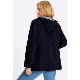 Classic Basics Damen Langjacke, schwarz, Gr. 46, unifarben, 100% Polyester, &Auml;rmelfutter:100% Polyester, Jacken