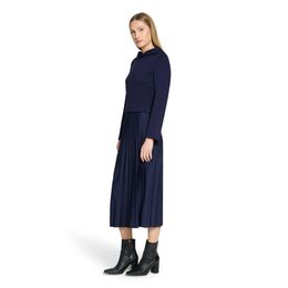 Cartoon Damen Druckkleid "Damen mit Kapuze", blau, Gr. 36, Obermaterial: 50% Viskose, 45% Polyester, 5% Elasthan, Kleider