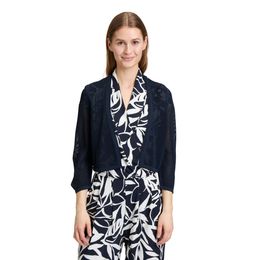 Betty Barclay Damen Strickjacke "Damen mit 3/4 Arm", blau, Gr. 42, Strick, Obermaterial: 65% Viskose, 35% Polyamid, Strickjacken, Strick