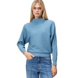 Zero Damen Strickpullover "Damen strukturiert mit Stehkragen"spring lake, Gr. 44, unifarben, Strick, Obermaterial: 50% Viskose, 30% Polyester, 20%