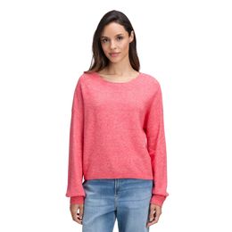 Cartoon Damen Strickpullover "Damen mit Rundhalsausschnitt"bright rot melange, Gr. 46, Obermaterial: 54% Polyacryl, 32% Polyester, 10% Wolle, 4%