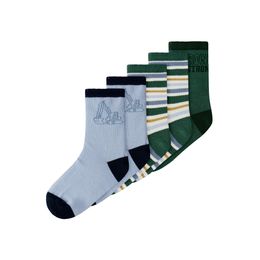 name it Socken 'NMMSIRIUS' Jungen Gr&ouml;&szlig;e 31/33 saphir / hellblau / gr&uuml;n / wei&szlig;