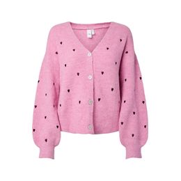 Y.A.S YAS Strickjacke 'YASFLEUR' Damen Gr&ouml;&szlig;e XXL rosa / burgunder