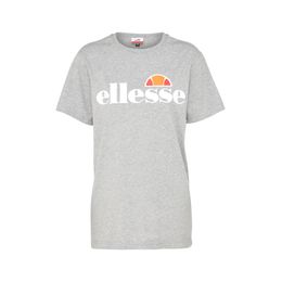 Ellesse T-Shirt 'Albany' Damen Gr&ouml;&szlig;e XXL graumeliert / orange / melone / wei&szlig;