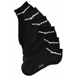 Kangaroos Socken Damen Gr&ouml;&szlig;e 35/38 schwarz