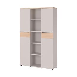 Tchibo - Aktenschrank &raquo;Oviedo&laquo; - 120x40x197cm - braun - Holz / Metall / Kunststoff