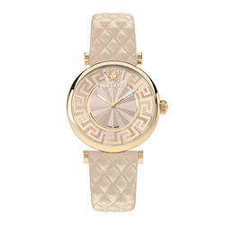 Versace Analog Watch female Gold size One Size