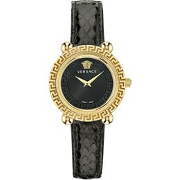 Versace Analog Watch female Gold size One Size
