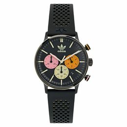 adidas originals Uhr Damen Gr&ouml;&szlig;e One Size pastellgelb / orange / rosa / schwarz