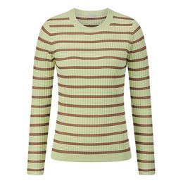 Peter Hahn - Rundhals-Pullover, grün, Gr. 44 / L - Seide
