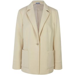 DAY.LIKE - Jersey-Blazer, beige, Gr. 38 / S