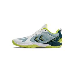 Hummel Sportschuh 'SPEED COURT' Herren Gr&ouml;&szlig;e 36 marine / rauchblau / gr&uuml;n / wei&szlig;
