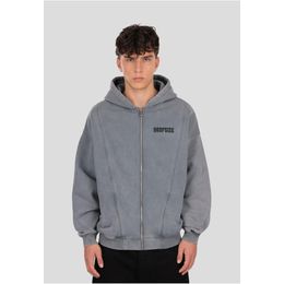 Dropsize Zip-Up Hoodie male Grey size L