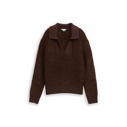 Tom Tailor Pullover Damen Gr&ouml;&szlig;e XS dunkelbraun