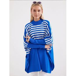 Bigdart Pullover Damen Gr&ouml;&szlig;e S/L blau / wei&szlig;