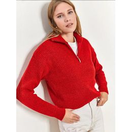 Bianco Lucci Pullover Damen Gr&ouml;&szlig;e S/L rot
