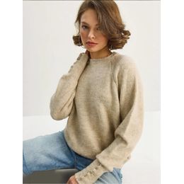 Bianco Lucci Pullover Damen Gr&ouml;&szlig;e S/L beige