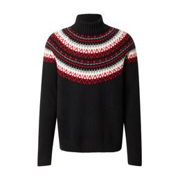 Gant Pullover 'FAIR ISLE' Herren Gr&ouml;&szlig;e M grau / rot / schwarz / wei&szlig;
