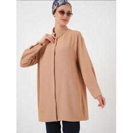 Bigdart Bluse Damen Gr&ouml;&szlig;e 4XL mokka
