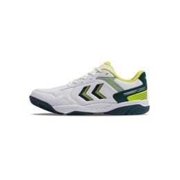 Hummel Sportschuh 'COURT CONTROL II' Damen Gr&ouml;&szlig;e 36 limette / tanne / wei&szlig;