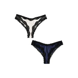 next Slip Damen Gr&ouml;&szlig;e 5XL navy / schwarz / wei&szlig;