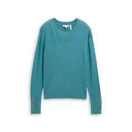 Tom Tailor Pullover Damen Gr&ouml;&szlig;e L cyanblau