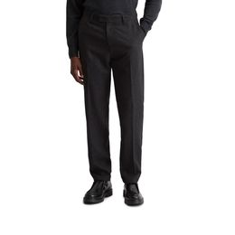 Marc O'Polo Chinohose MARC O'POLO "aus italienischem Schafwoll-Mix", Herren, Gr. 34, L&auml;nge 32, schwarz, Obermaterial: 50% Wolle (Schafwolle), 30% Polyester, 20% Baumwolle, unifarben, relaxed fit lang, Hosen Chinohose