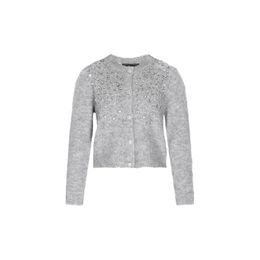 faina Strickjacke Damen Gr&ouml;&szlig;e XS/S hellgrau