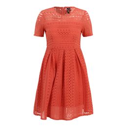 V&eacute;ro Moda Vero Moda Kleid 'HONEY' Damen Gr&ouml;&szlig;e 40 orangerot Winterkleid