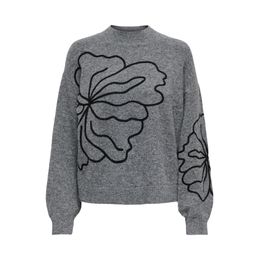 Jacqueline de Yong JDY Sweater 'JDYJELLA' female size XXL Dark grey / Black