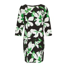 comma, COMMA Kleid Damen Gr&ouml;&szlig;e 46 gr&uuml;n / schwarz / wei&szlig; Sommerkleid