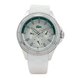 Lacoste Uhr 'Santorini' Damen Gr&ouml;&szlig;e One Size gr&uuml;n / wei&szlig;