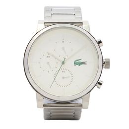 Lacoste Uhr 'Replay' Herren Gr&ouml;&szlig;e One Size dunkelgr&uuml;n / rot / silber / wei&szlig;