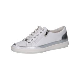 Caprice Sneaker 'Ties' Damen Gr&ouml;&szlig;e 37 silber / wei&szlig;