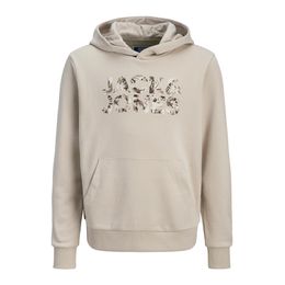 Jack & Jones Jack & Jones Junior Sweatshirt 'JJEJEFF' Jungen Gr&ouml;&szlig;e 140 beige / braun