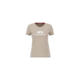 Alpha Industries T-Shirt Damen Gr&ouml;&szlig;e XL sand / wei&szlig;