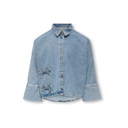 Only Girls Bluse 'KOGGRACE' M&auml;dchen Gr&ouml;&szlig;e 146 blue denim