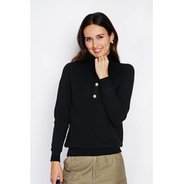 ASSUILI Kaschmir-Pullover in Schwarz - 57% | Gr&ouml;&szlig;e 38 | Damen-pullover-cardigans